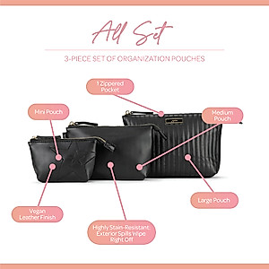 JuJuBe | All Set, Designer Purses and Handbags for Moms, Handbags for Ladies | Black