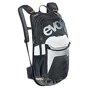 EVOC, Stage 12, Hydration Bag, Volume: 12L, Bladder: Not Included, Black/White/Neon Orange