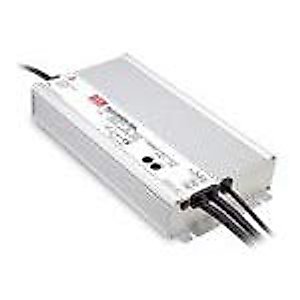 Mean Well HLG-600H-48A LED Power Supply 600W 24-48V 12.5A CV+CC, V/C Output Adjusted by potmeter, IP65, Al case, Input: 90~305VAC