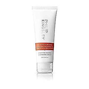 PHILIP KINGSLEY Re-Moisturizing Shampoo Smoothing for Curly, Frizzy, Dry, Coarse, Wavy Hair Hydrating Shampoo Hydrates and Smooths, 2.5 oz