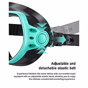 Fawater Swim Goggles with Nose Cover, Professional Anti-Fog and Anti-Leak Clear Snorkeling Mask for Adults and Teens, 9 Colors