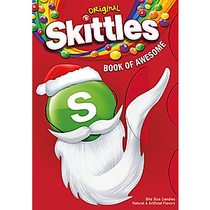 Skittles Holiday Book of Awesome Candy Book, 6.51 Ounce