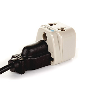 OREI US to Switzerland Plug Adapter -Switzerland Travel Adapter - Type J - Universal 2 in 1 - CE Certified - RoHS Compliant - Beige (DB-11A)