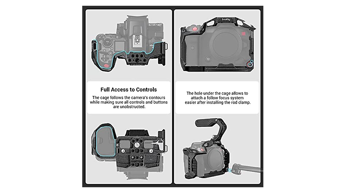 SmallRig R5C Camera Cage Handheld Kit - Maximize Stability