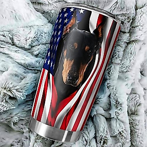 WmhrYpzhL Beagle Dog Travel Mug Funny Dog Coffee Mug Stainless Steel Insulated Tumbler For Ice Drinks＆Hot Beverage Gifts Beagle