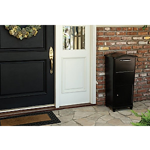 Architectural Mailboxes 6900B Elephantrunk Parcel Drop Box Black