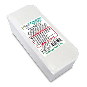 Primal Elements Triple Butter Soap Base (Mango, Shea, and Cocoa Butter) - Moisturizing Melt and Pour Glycerin Soap Base for Crafting and Soap Making, Vegan, Cruelty Free, Easy to Cut - 5 Pound