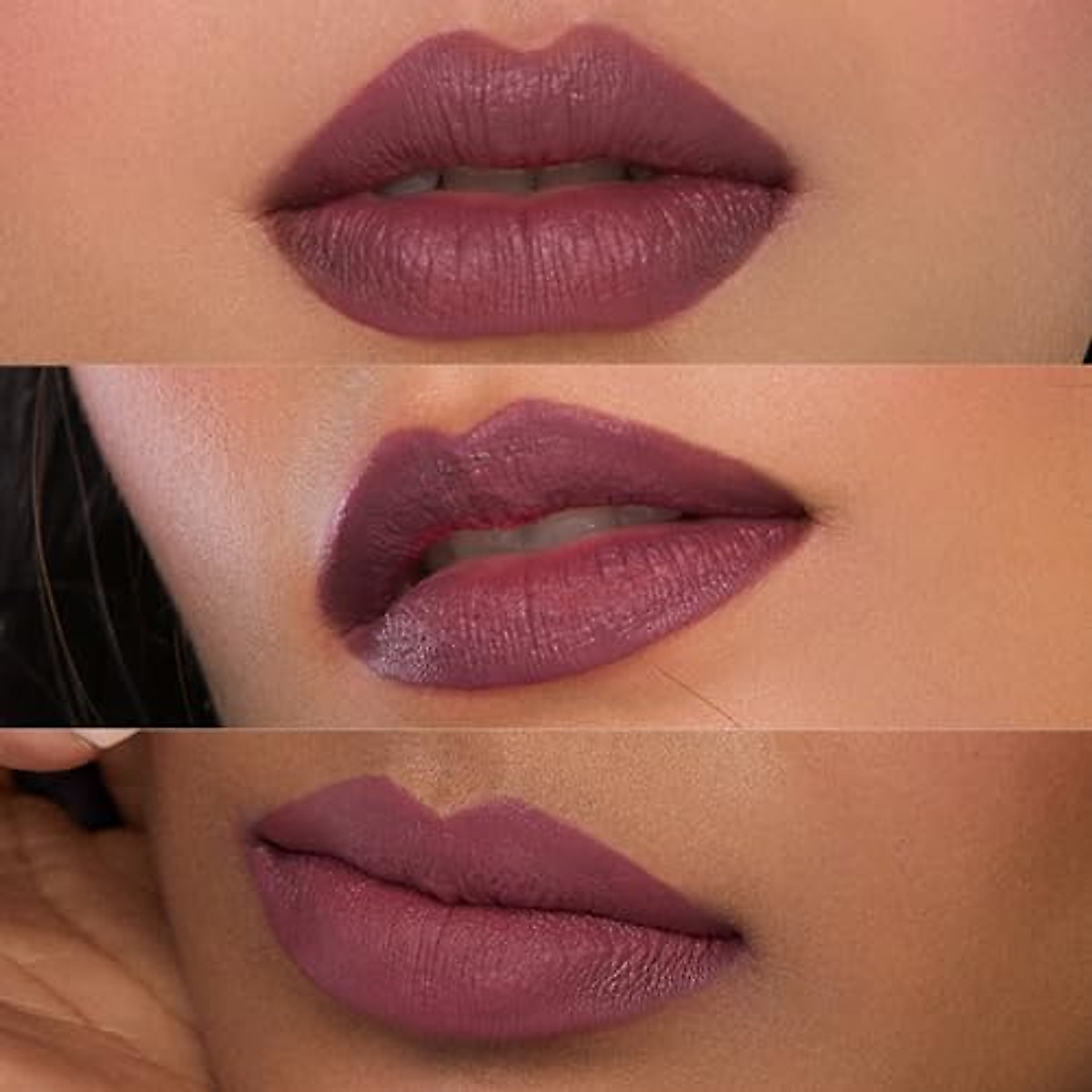 SUGAR Cosmetics Matte As Hell Crayon Lipstick - 15 Stephanie Plum (Plum Mauve) with Sharpener Highly Pigmented, Creamy Texture, Long Lasting Matte Finish