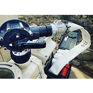 FireFighter1- Fire Hose for Pool Pumps Providing Instant Access to Pool Water During a Fire Emergency (100' FireFighter1 Hose (100 foot))