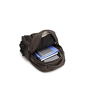 Travel Laptop Backpack Large School Bag Waterproof USB Charging Port fit 17 Inch (Brown)