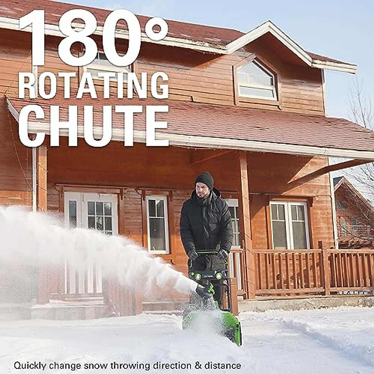 Greenworks 40V (75+ Compatible Tools) 20” Brushless Cordless Snow Blower, Tool Only