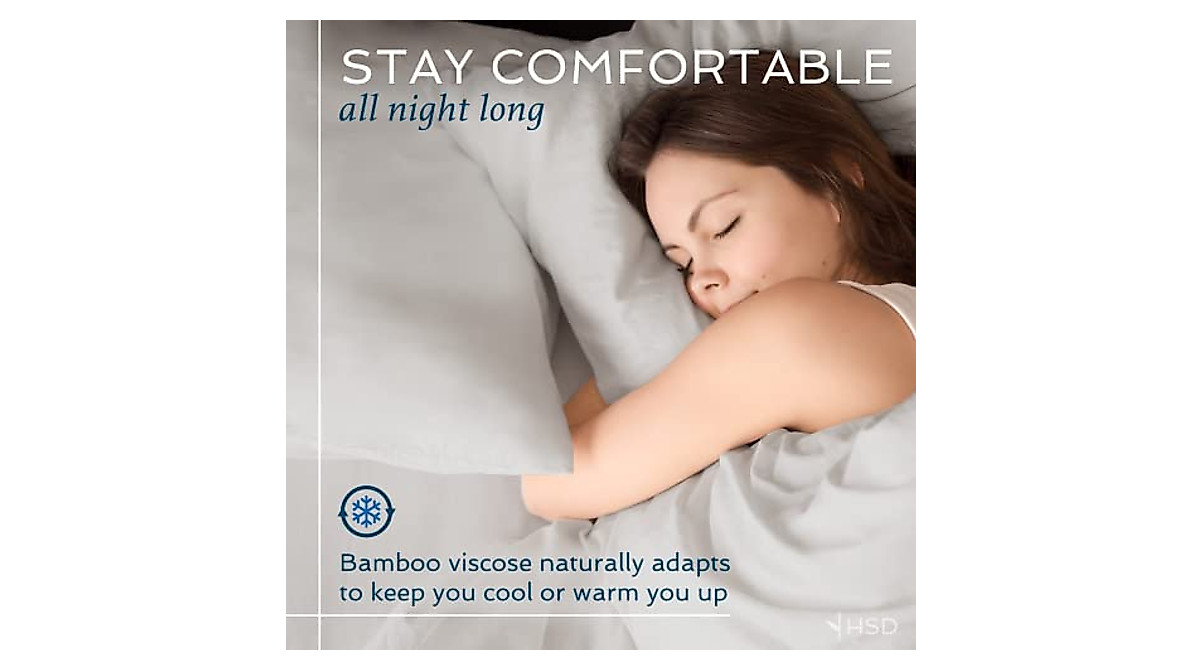 Hotel Sheets Direct Cooling 100% Bamboo Queen Sheets