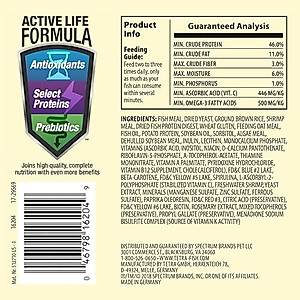 Tetra TetraMin Tropical Flakes 3.53 Ounces, Nutritionally Balanced Fish Food, Model Number: 16204