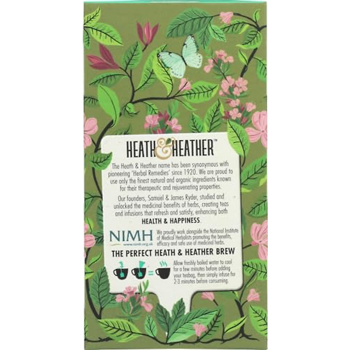 Heath & Heather Organic Green Tea & Moroccan Mint