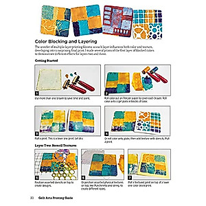 Gelli Arts (R) Printing Guide: Printing Without a Press on Paper and Fabric Using the Gelli Arts (R) Plate (Design Originals) 32 Beginner-Friendly Step-by-Step Projects, Techniques, and Inspiration