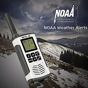 Retevis RT45 Walkie Talkies, Long Range Walkie Talkies for Adults, Family 2 Way Radio NOAA, Flashlight, VOX, Rechargeable Two Way Radio 4 Pack for Hiking, Camping, Cruise Ships