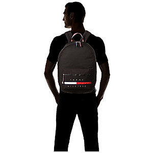 Tommy Hilfiger Men's Gino Backpack, Deep Black, One Size