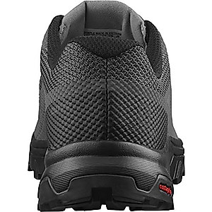 Salomon Outline Hiking Shoes for Men, Magnet/Black/Monument, 7