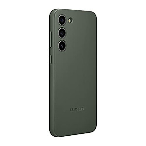 SAMSUNG Galaxy S23 Leather Phone Case, Premium Protective Cover w/Front and Back Protection, Soft Grip, US Version, EF-VS911LGEGUS, Green