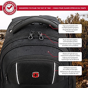 SwissGear unisex-adult Lightweight, Black, Under Seat, Lightweight