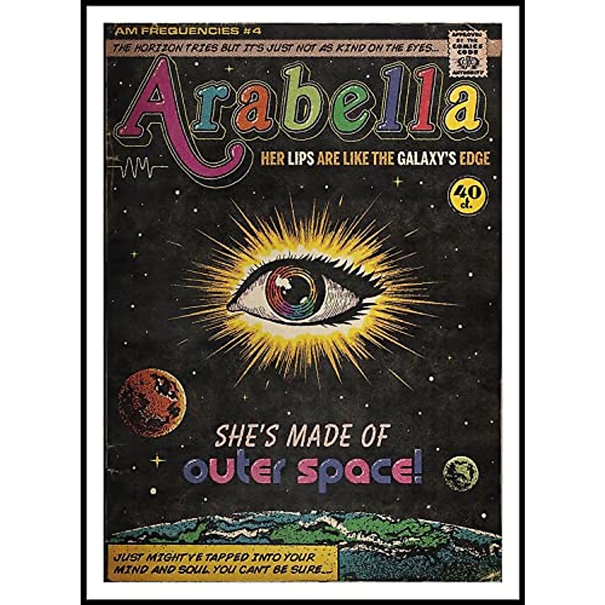 Arabella Arctic Monkeys Vintage Poster Canvas Art and Wall Art Print Modern amily Bedroom Posters 12x18inch No Frame