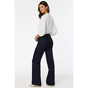 NYDJ Women's Misses Teresa Trouser Jeans-Premium Denim, Dark Enzyme, 8