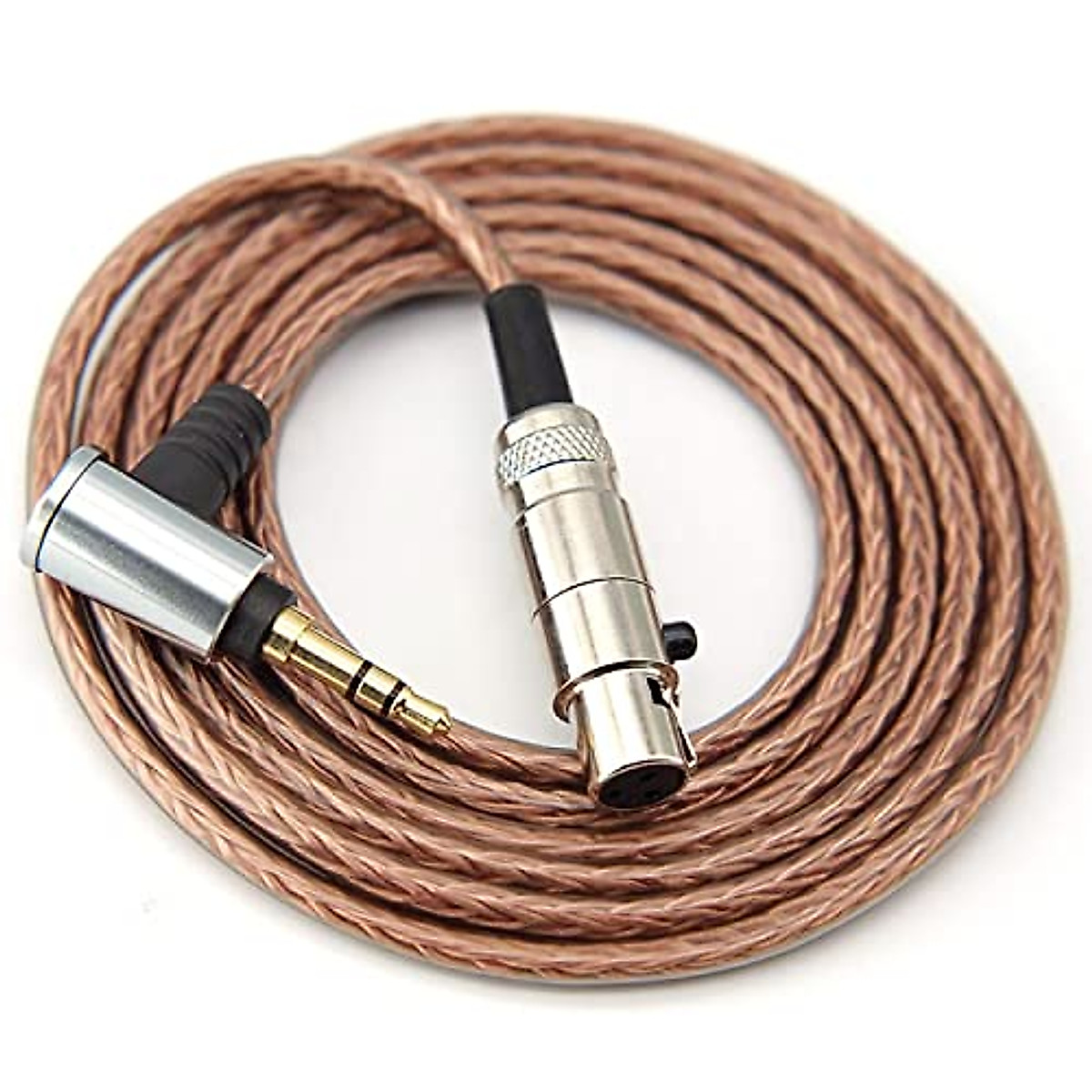 FAAEAL Q701 Cable de actualización,Compatible con AKG K702,K712,K240S,K240MK II,K141,K171,K181,K271S,K271MK II,K241,K175,K275,Pioneer HDJ-2000 Auriculares(3.5mm)