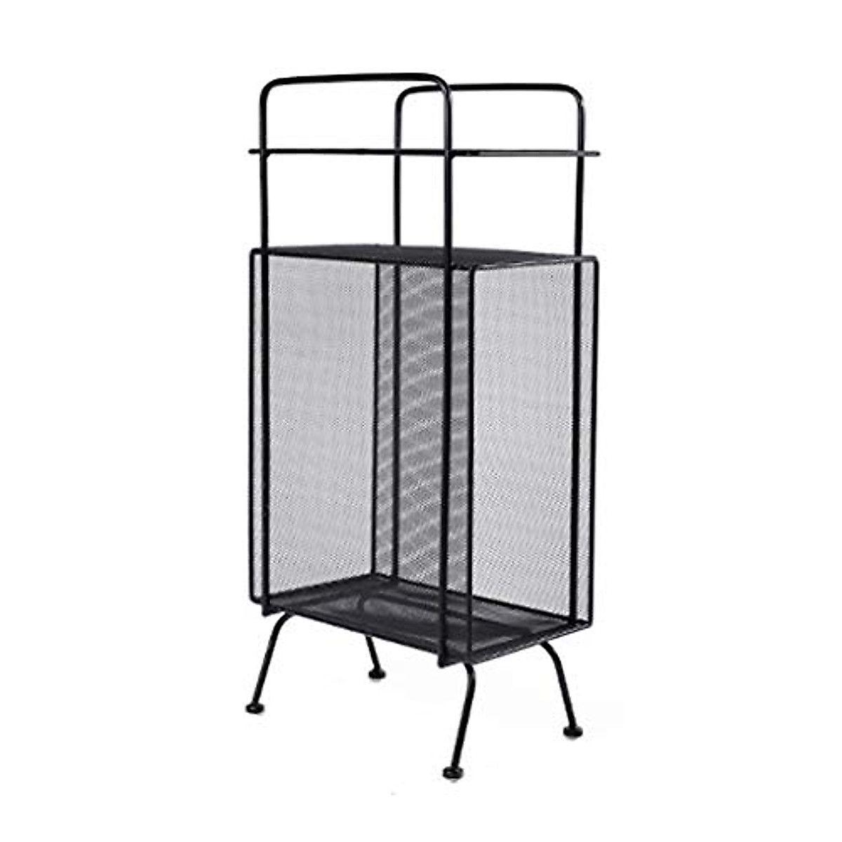 Magazine & Newspaper Baskets Magazine Rack Simple Wrought Iron Bookshelf Iron Corner Bookshelf Indoor Living Room Floor Storage Rack Multifunctional Storage Rack Display Stand Simple Bedside Table