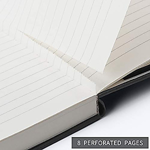 RETTACY Lined Notebook Journal - College Ruled Diary Notebook with 192 Numbered Pages,Hardcover,100gsm Thick Paper 5.75'' × 8.38''