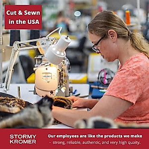 Stormy Kromer The Pompom Beanie - Stylish Warm Winter Hat with Faux Fur Pompom Deep Blue