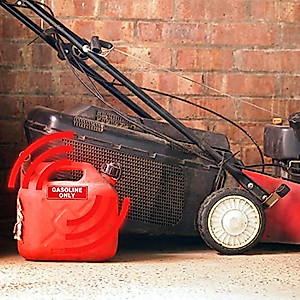 Gas Sticker, Gasoline Only Label for Gas Can and Outdoor Power Equipment - Weather Proof, Extreme Stick, Durable - Gasoline Decals by Fuel Stickers - USA Made (6x2 inch), 2 Labels