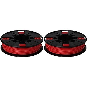 MakerBot PLA 3D Printing Filament Small Spool for Use with MakerBot's Replicator Mini and Mini+ Line of 3D Printers, Non-Toxic Resin, 1.75mm Diameter, Red (MP05789) (Pack of 2)
