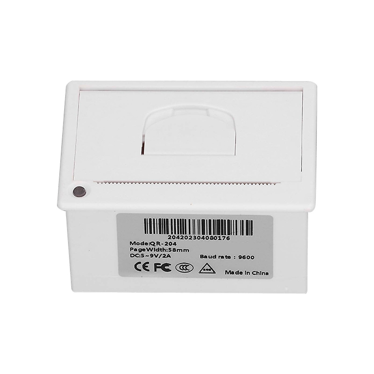Embedded Thermal Receipt Printer 58mm Micro Thermal Label Printer with Paper Support USB and TTL Serial Port 5 to 9V