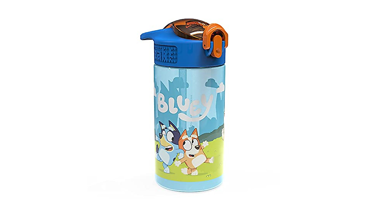 Bluey Kids Water Bottles - Leak-Proof & Durable 16oz Set