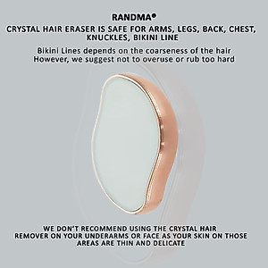 RANDMA Crystal Hair Eraser - Epilator Painless Magic Crystal Hair Remover For Women and Men