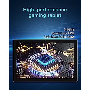 CUPEISI Tablet 10 inch Android 11 Tablets 2GB+32GB Quad-Core Tablet FHD 1280x800 Display Tablet (Silver)