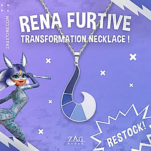 ZAG STORE - Miraculous Ladybug - Rena Furtive Transformation Stainless Steel Necklace