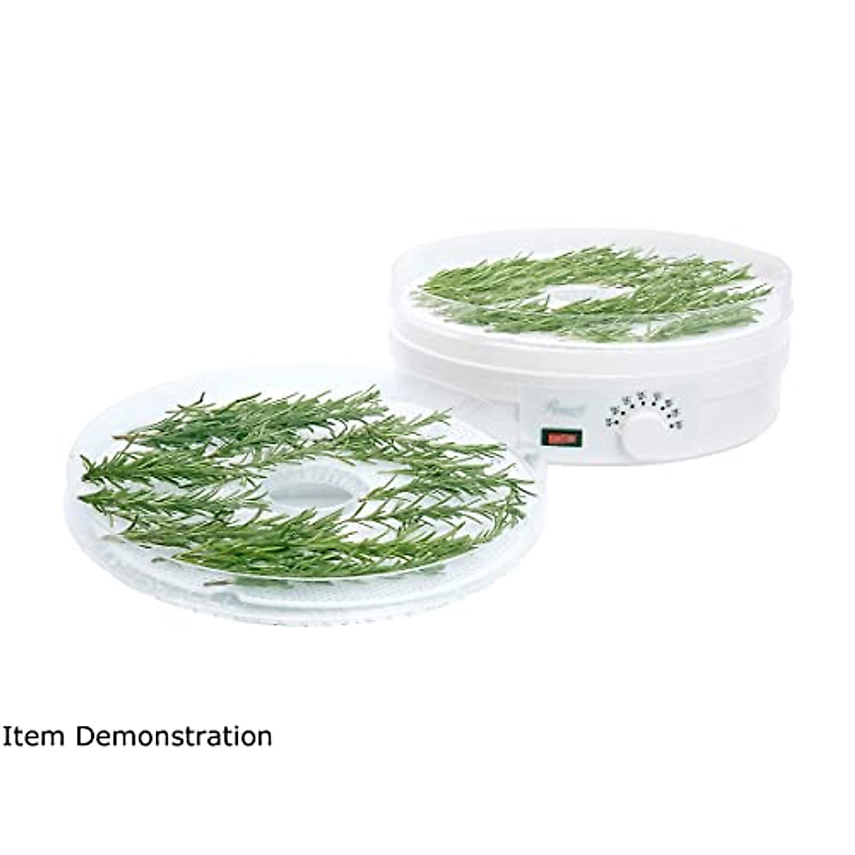 Rosewill Countertop Portable Electric Food Fruit Dehydrator Machine with Adjustable Thermostat, BPA-Free 5-Tray RHFD-15001