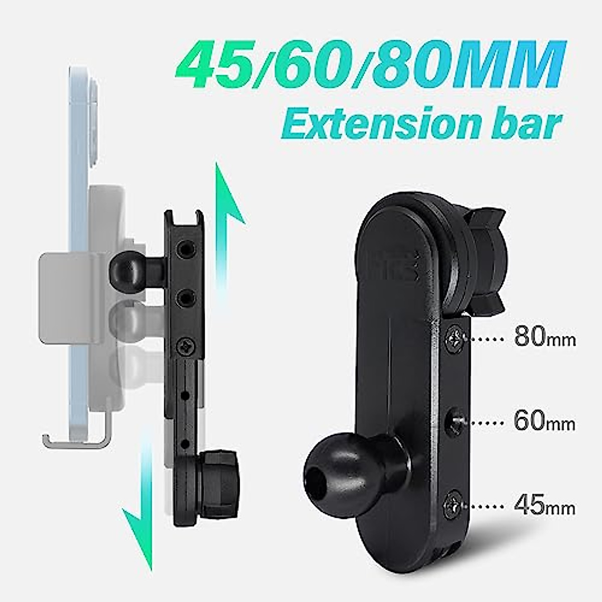 FICS Phone Holder Compatible with Toyota RAV4 (RAV4 19~24) of 8" Monitor