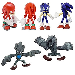 Rdyhqwp 18pcs Action Figures Toys Set Party Favors Supplies,2.5 Inch Action Figurines Cartoon Collection,Cake Toppers,Easter Egg Goodie Bag Stocking Stuffers,Christmas Birthday Gift for Kids