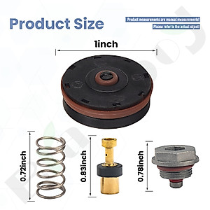 N008792 Air Compressor Regulator Repair Kit - by Braveboy, Compatible with Porter Cable/Craftsman/D-ewalt, Replacement D55155 D55167 D55684 23400S Compressor Regulator Repair Kit