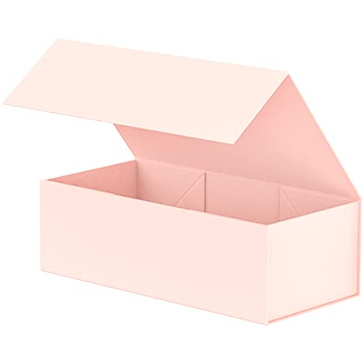 MONDEPAC Gift Box with Magnetic Closure Lid 12" X 6" X 4" for Presents,Luxury for Gift Packaging, Bridesmaid Gifts Box, Magnetic Gift Box for Gifts,Birthday Gift Box,Christmas Gift Box (Pink)