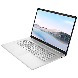 HP 17 Laptop, 17.3” HD+, Intel Quad Core i3-1125G4 Processor, 20GB RAM, 1TB SSD, Windows 11 Pro, Anti-Glare Display, Long Battery Life, Wi-Fi, Bluetooth, Webcam, HDMI, Alpacatec Accessories, Silver