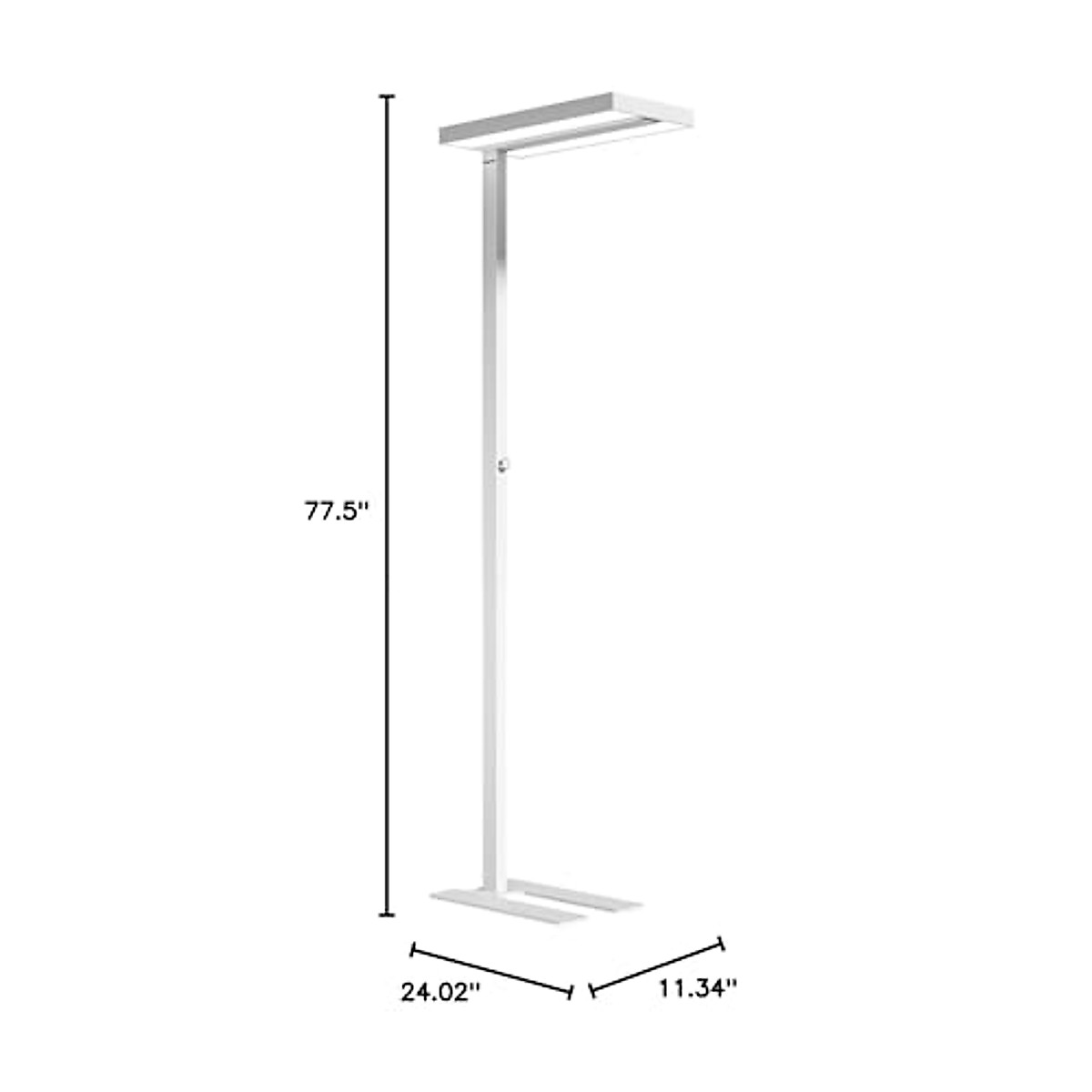 Honeywell LED Floor Lamp Modern - 02E Pro Sunturalux™ Eye Caring Standing Light, 10040LM Dimmable Reading Tall Lampara for Home Office Living Room Bedroom,100W,4000K Natural Daylight