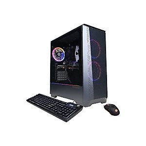 CyberpowerPC Gamer Xtreme PC, Intel Core i3-10100F 3.6GHz, 8GB DDR4, GeForce GT 1030 2GB, 240GB SSD, 1TB HDD, WiFi Ready & Win 10 Home (GXi1340)