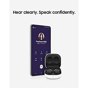 SAMSUNG Galaxy Buds 2 True Wireless Earbuds Noise Cancelling Ambient Sound Bluetooth Lightweight Comfort Fit Touch Control US Version, Graphite