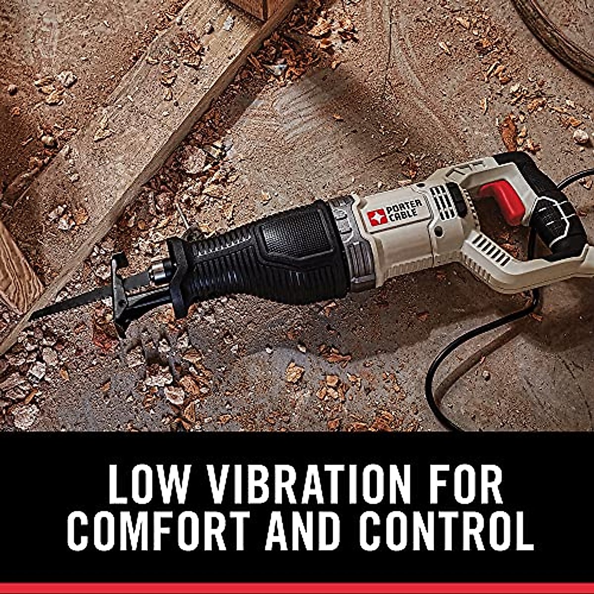PORTER-CABLE Reciprocating Saw, Variable Speed, 7.5-Amp, Corded (PCE360)