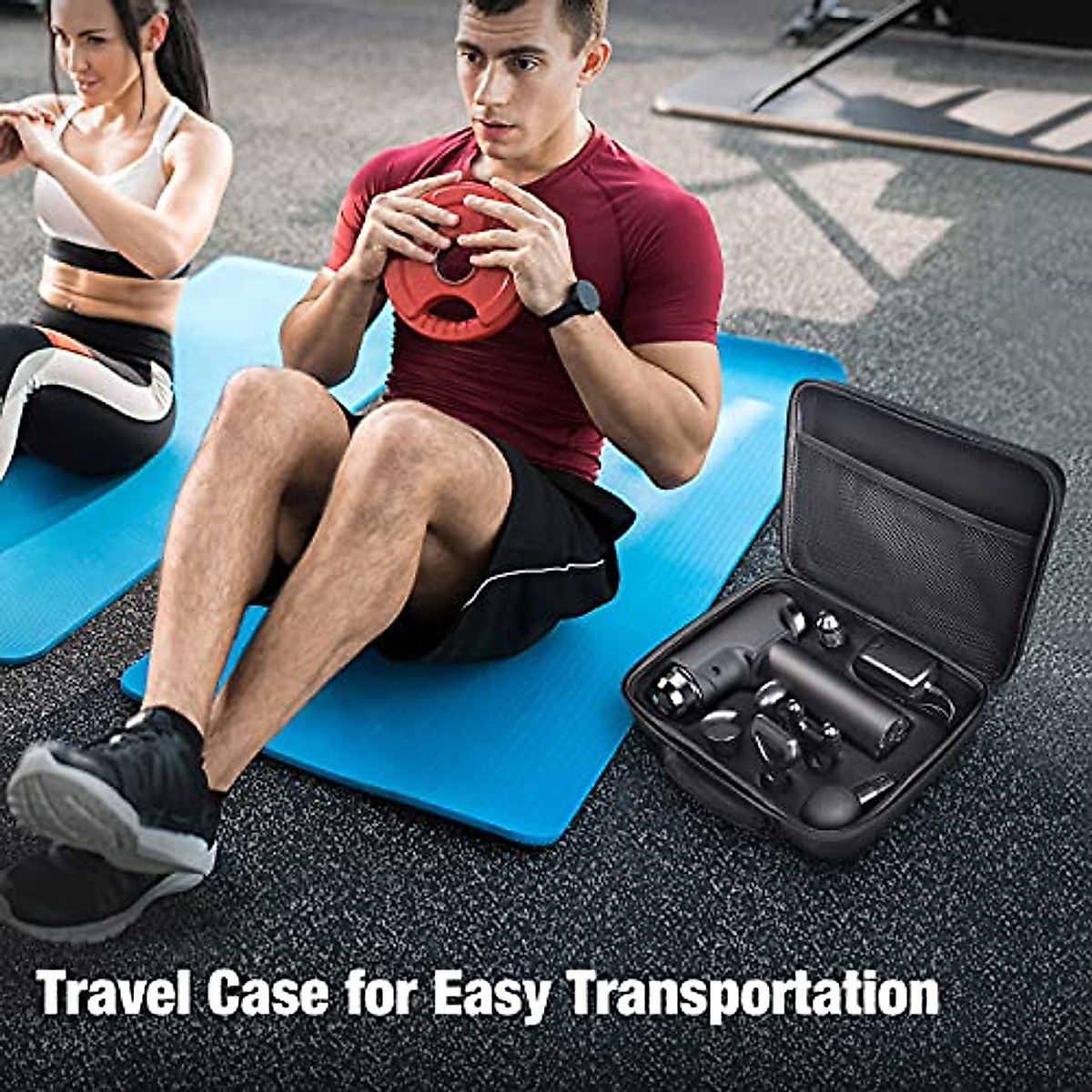 Massage Gun Upgrade Percussion Muscle Massage Gun, Sharper Image Massage Gun Handheld Deep Tissue Massager for Muscle Relax & Pain Relief with 30 Speeds, Christmas Gifts for Men