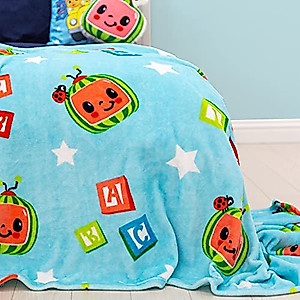 Cocomelon Blanket - Measures 40 x 60 inches, Baby Blanket for Kids Bedding Super Soft Fleece (Official Cocomelon Product)