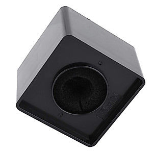 Mic Flag, Cube Shaped Portable Black 41mm Diameter Microphone Logo Flag Station for Interview for Meeting (01s1n9mht4qk2024)